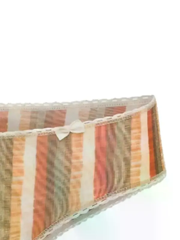Momoni Amaca Striped Briefs - Orange