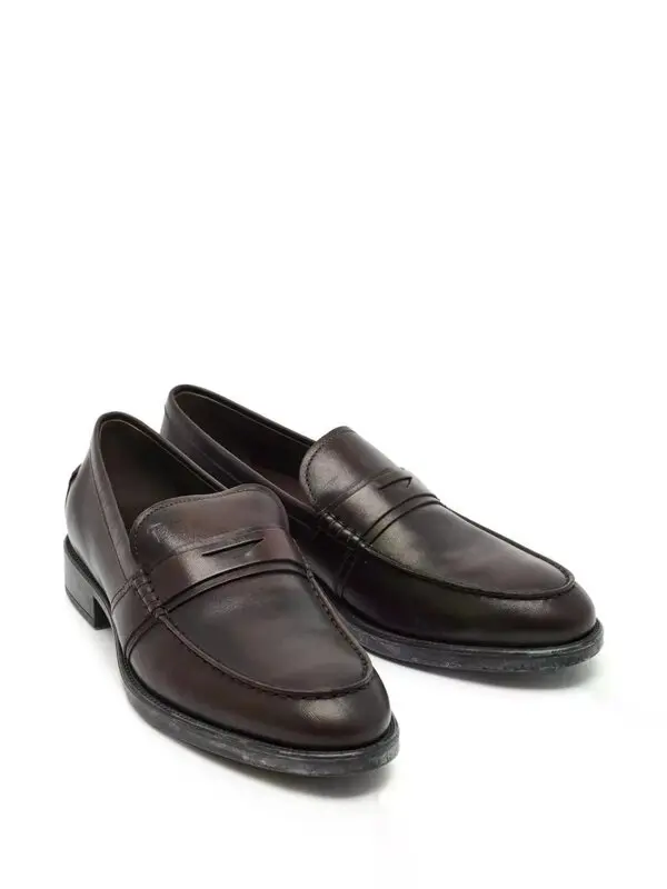 TOD'S Penny Leather Loafers