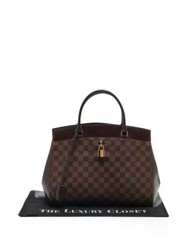 LOUIS VUITTON 2015 Mm Damier Ebene Rivoli Tote Bag