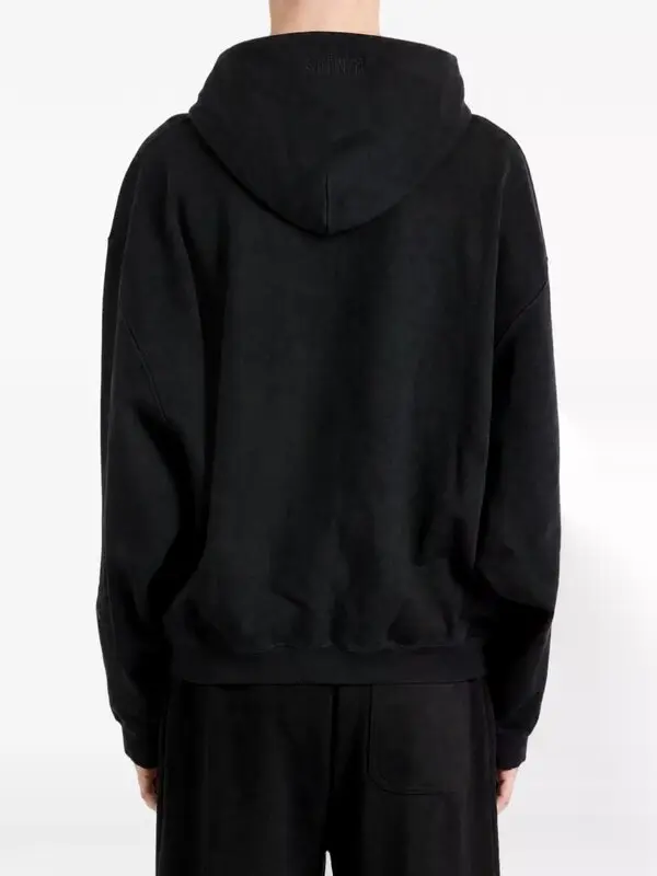 Vetements Slogan-print Zip-up Hoodie