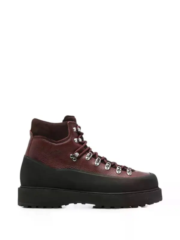 Diemme Lace-up Paneled Boots