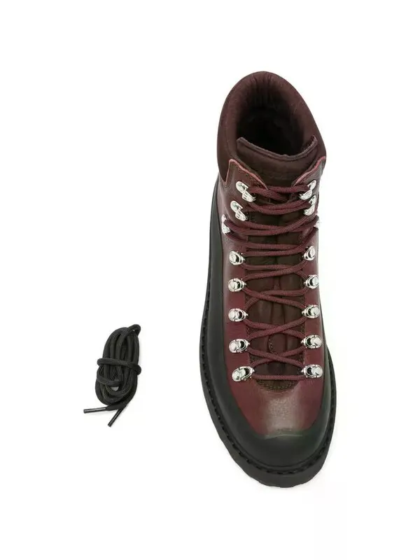 Diemme Lace-up Paneled Boots