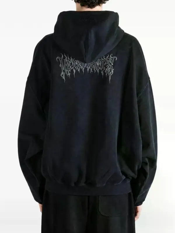 Vetements Graphic-print Drawstring Hoodie