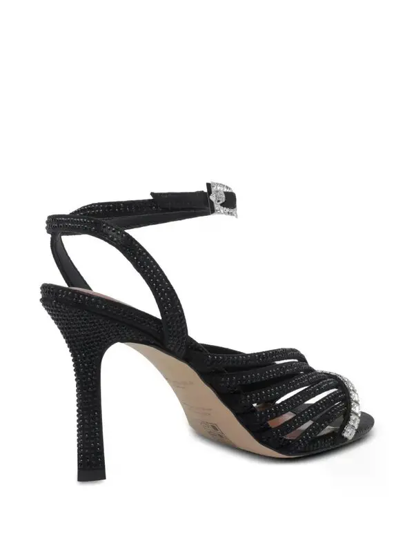 Kurt Geiger Crystal Embellished Stiletto Sandals