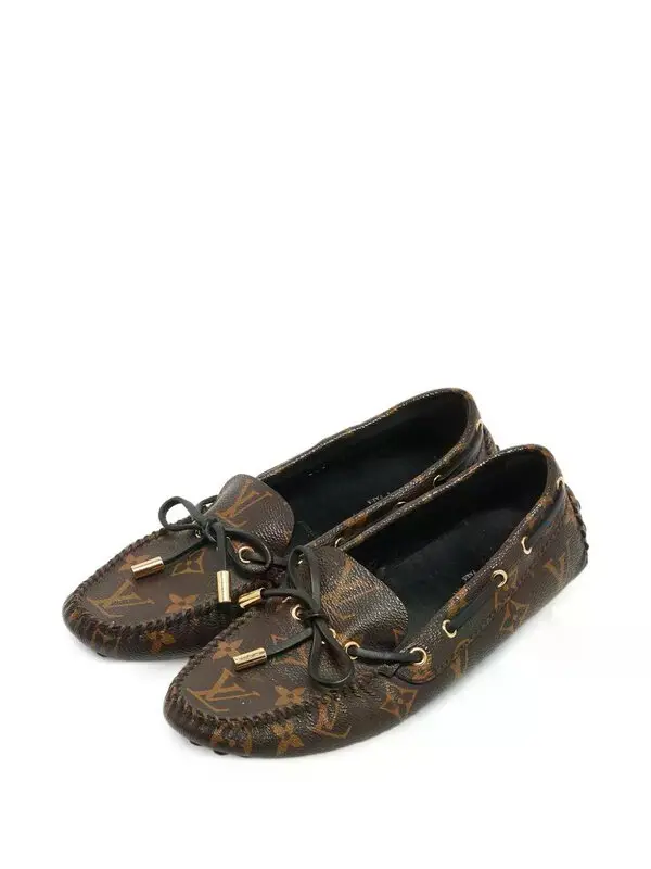 LOUIS VUITTON Gloria Monogram Flat Loafers