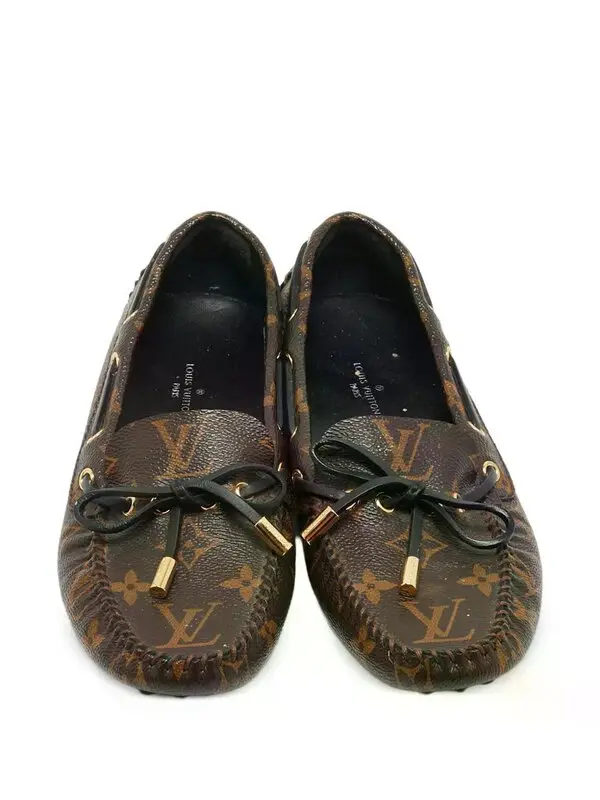 LOUIS VUITTON Gloria Monogram Flat Loafers