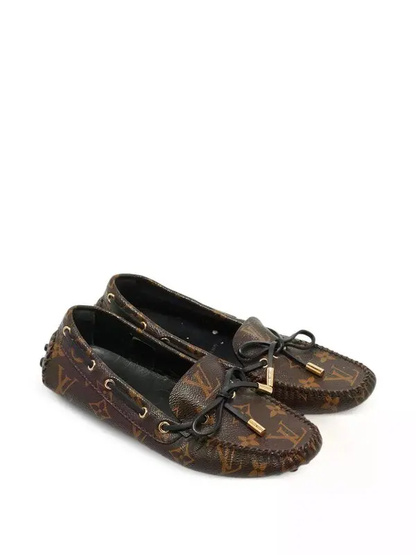LOUIS VUITTON Gloria Monogram Flat Loafers