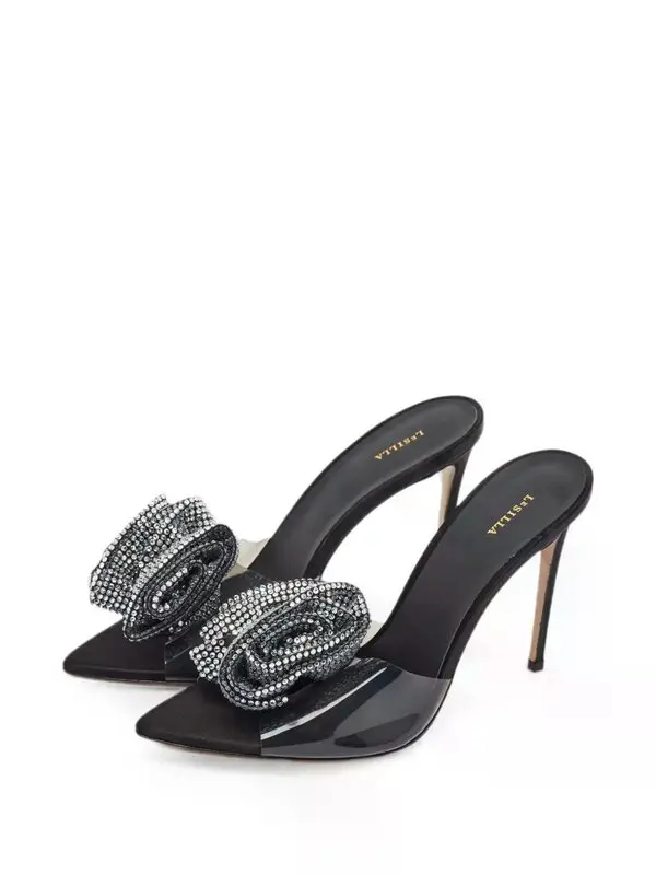LE SILLA Rose Appliqué Sandals