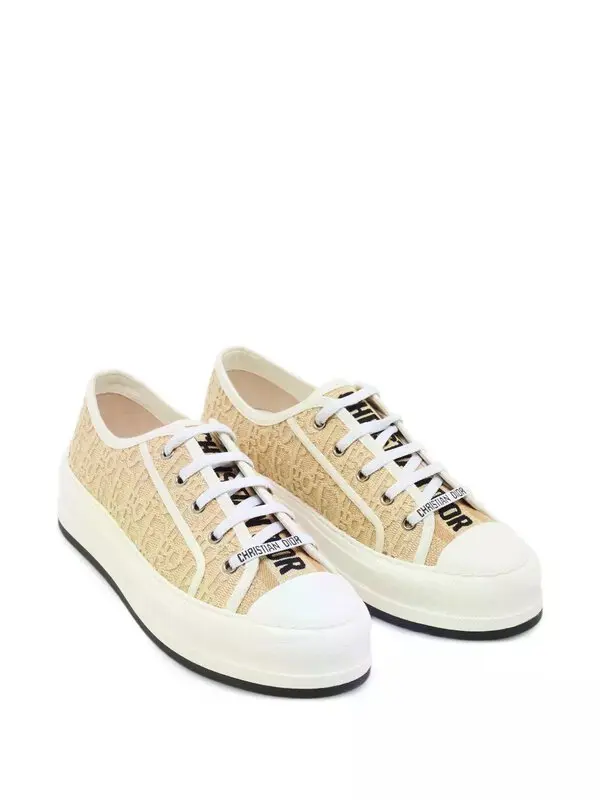 Dior Walk'n' Oblique Jacquard Lace-up Low-top Sneakers