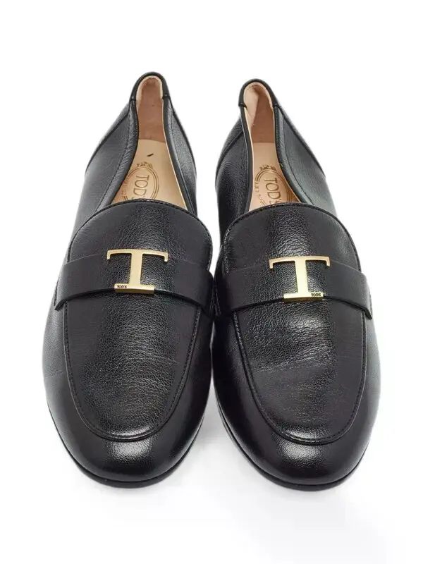 TOD'S T Timeless Leather Loafers
