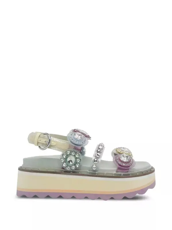 Kurt Geiger Octavia Sling Platform Sandals