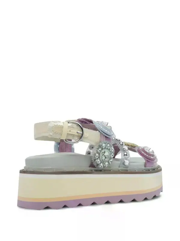 Kurt Geiger Octavia Sling Platform Sandals