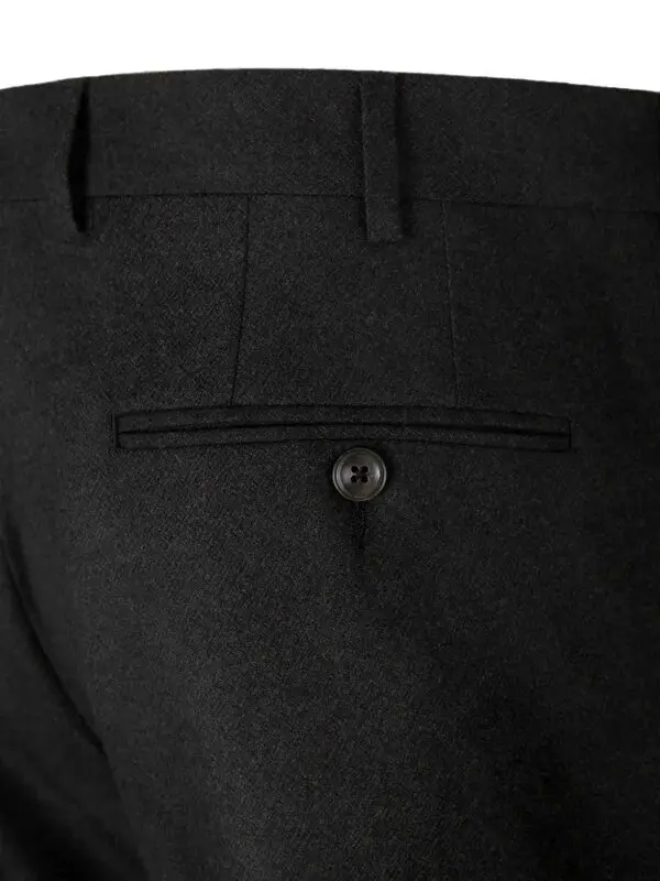Marco Pescarolo Tailored Trousers With Detachable Logo Charm