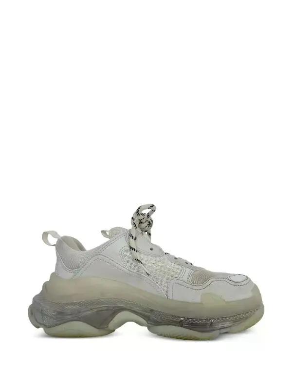 Balenciaga Triple S Clear Sole Sneakers - White