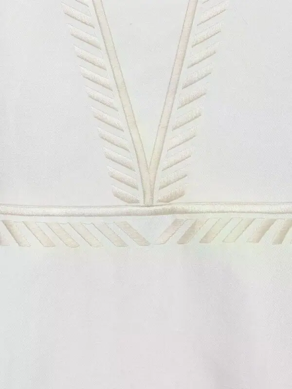 Stella McCartney Embroidered V-neck Long Sleeve Tunic