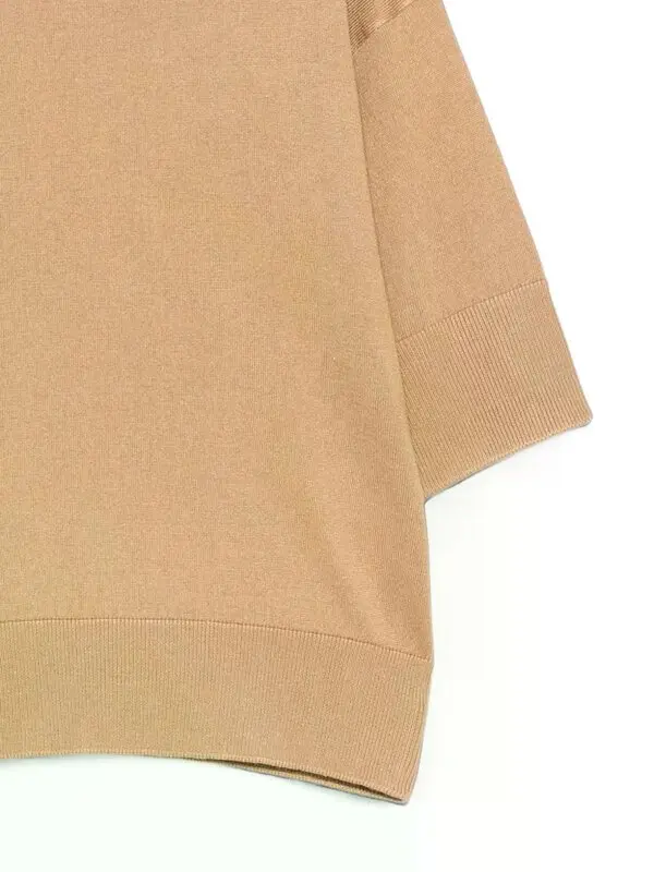 Alpha Studio Crew Neck Fine Knit Top