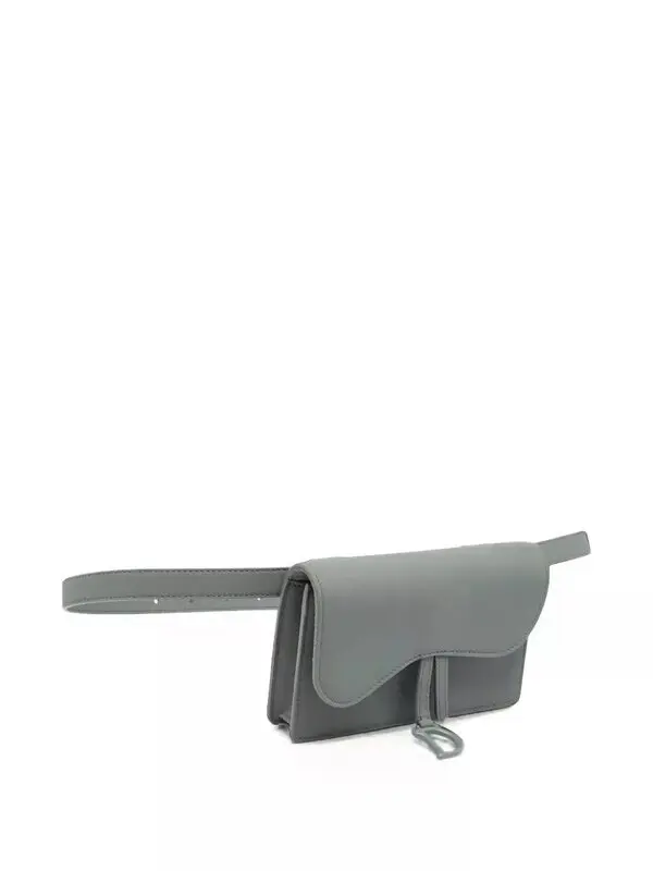 Dior 2020 Saddle Pouch Belt Bag - Grey