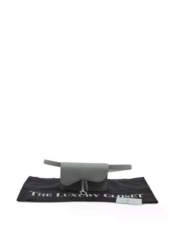 Dior 2020 Saddle Pouch Belt Bag - Grey