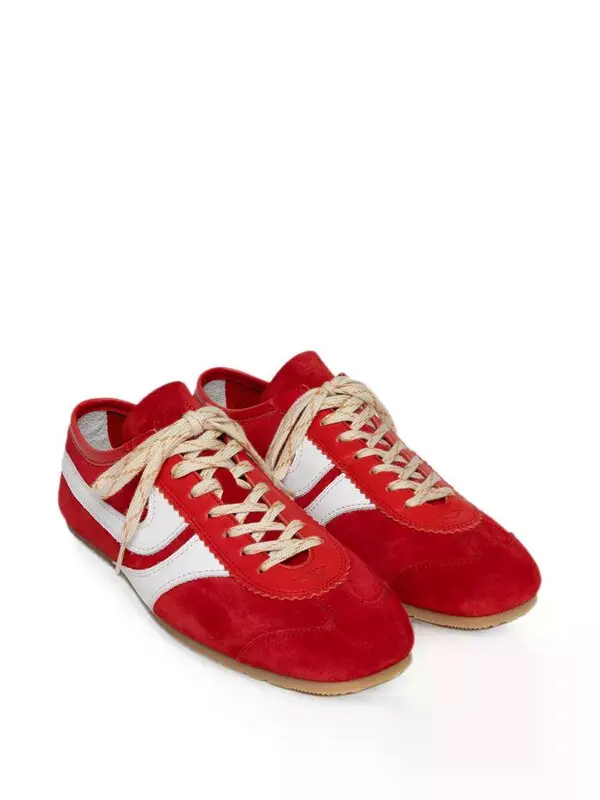 Dries Van Noten Suede Sneakers - Red