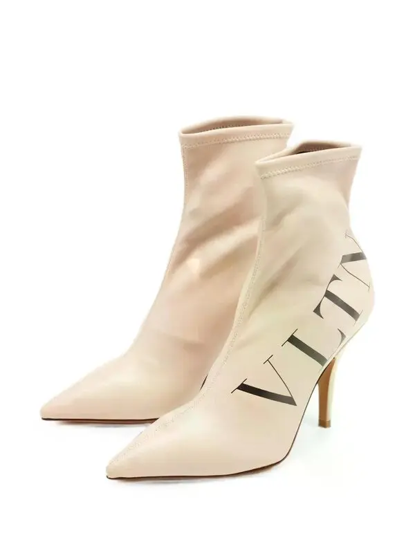 Valentino Garavani Vltn Logo Stiletto Ankle Boots