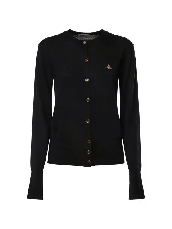 VIVIENNE WESTWOOD Orb-embroidered Button-up Cardigan