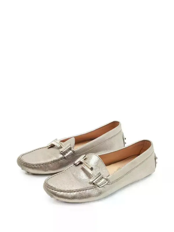 TOD'S Double T Leather Loafers