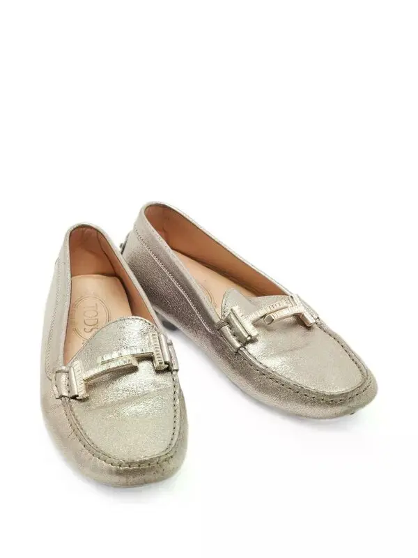 TOD'S Double T Leather Loafers
