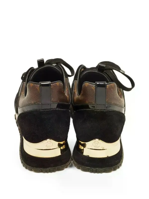 LOUIS VUITTON Run Away Monogram Sneakers - Black