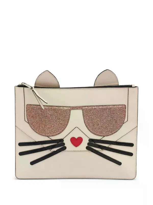 Karl Lagerfeld K/kocktail Choupette Pouch Bag - Pink