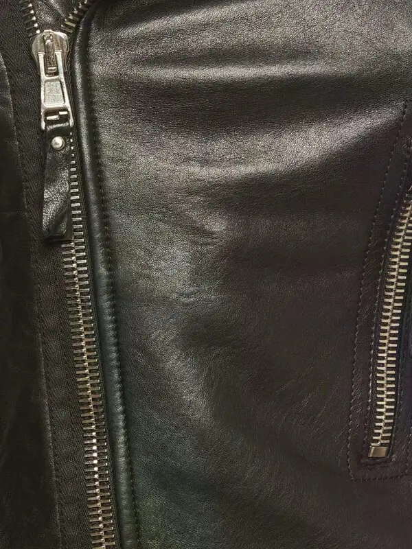 Balenciaga Zip-up Leather Jacket