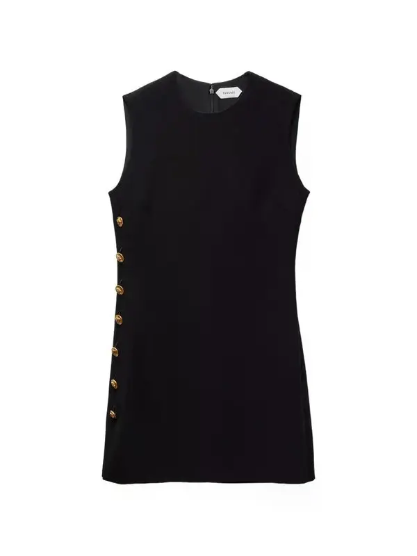 Versace Stretch Viscose Cady Mini Dress