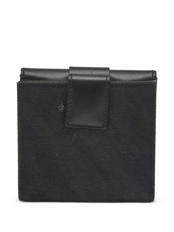 Dior 2002 Street Chic Buckle Wallet - Black