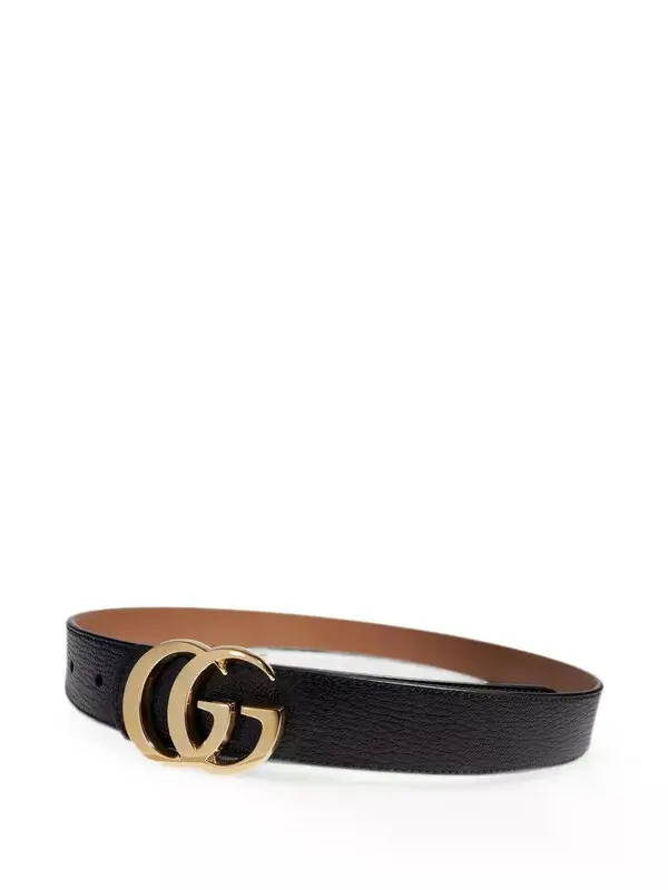 Gucci Reversible Gg Marmont Belt - Black