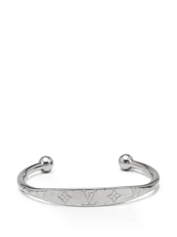 LOUIS VUITTON Jonc Monogram Cuff Bracelet