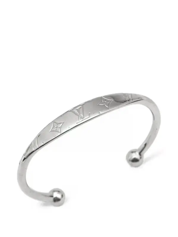 LOUIS VUITTON Jonc Monogram Cuff Bracelet