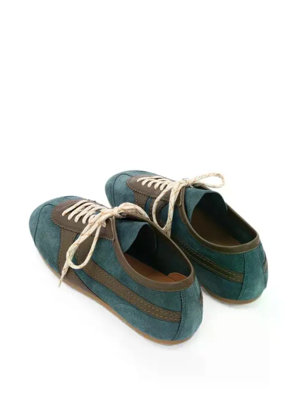 Dries Van Noten Suede Lace-up Sneakers - Blue
