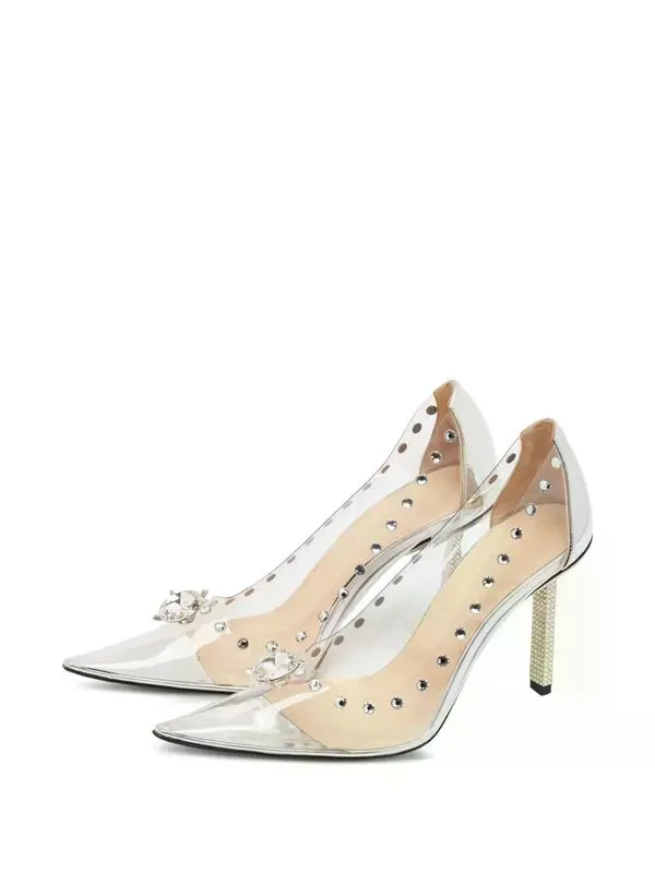 Mach & Mach Diamond Dreams Crystal-embellished Pumps