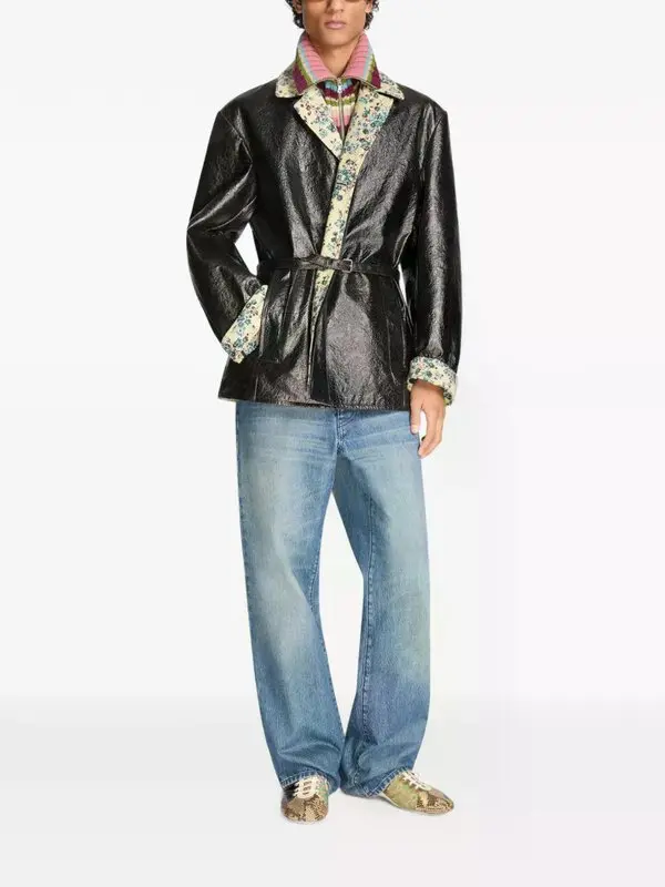 Dries Van Noten Belted Coated Jacket