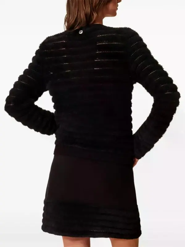 TWINSET Knitted Jacket With Gold-tone Buttons