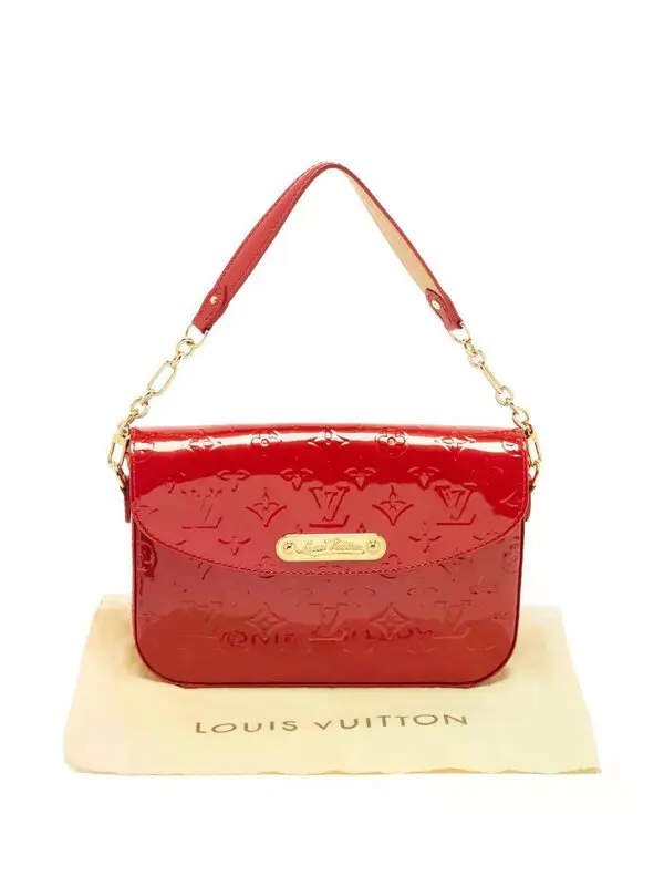 LOUIS VUITTON Rodeo Drive Monogram Vernis Tote Bag - Red