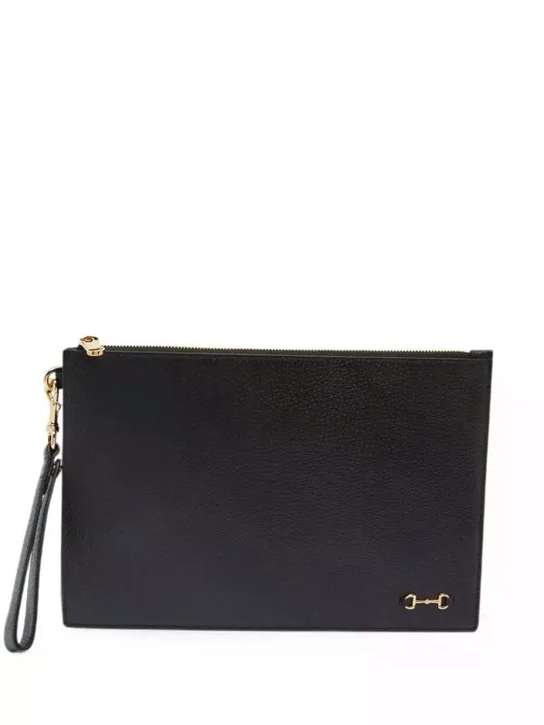 Gucci Horsebit Wristlet Clutch Bag