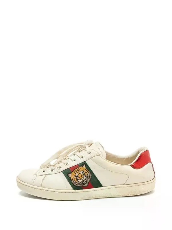 Gucci Ace Tiger Embroidered Sneakers