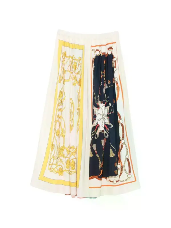 FORTE_FORTE Pleated Midi Skirt