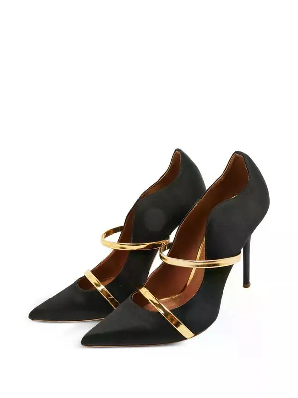 MALONE SOULIERS Maureen Curved-strap Pumps