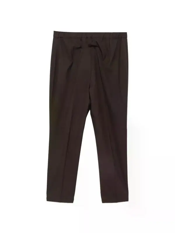 Marina Rinaldi Pressed-crease Slim-fit Trousers