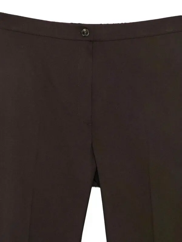 Marina Rinaldi Pressed-crease Slim-fit Trousers