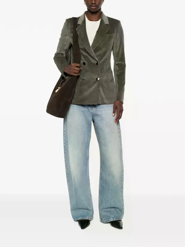 Tagliatore Double-breasted Corduroy Blazer