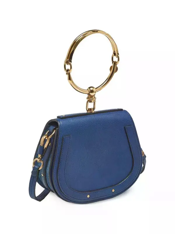 Chloé Small Nile Bracelet Shoulder Bag - Blue