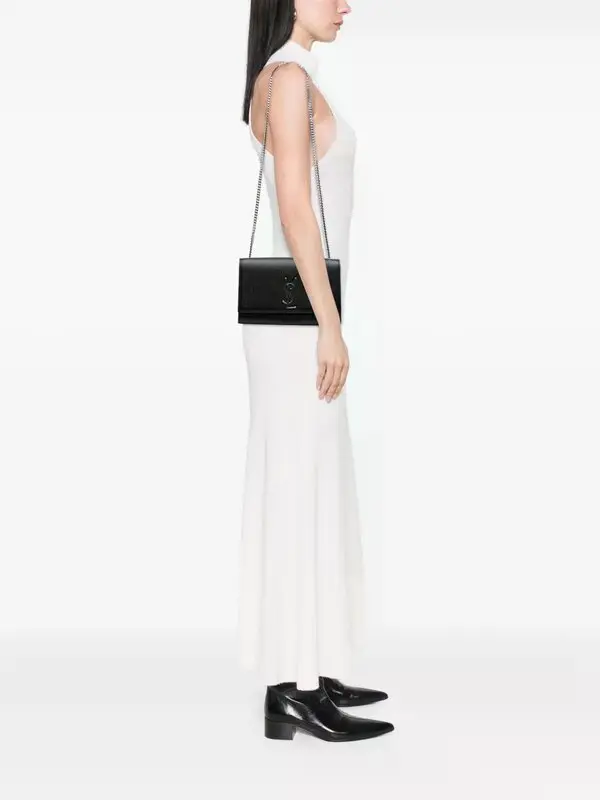 Saint Laurent 2013 Medium Grain De Poudre Monogram Kate Crossbody Bag