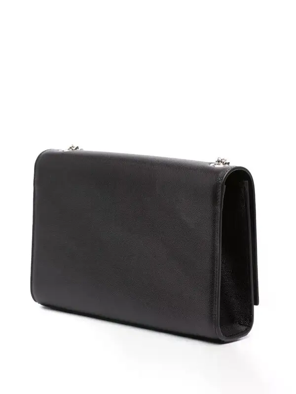 Saint Laurent 2013 Medium Grain De Poudre Monogram Kate Crossbody Bag